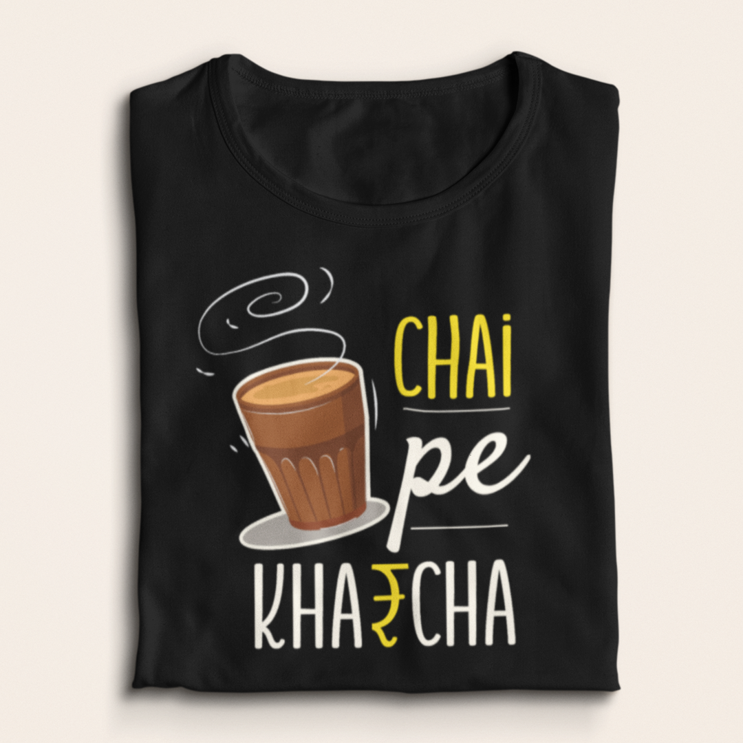 CHAI PE KHARCHA - Black – oddlyidiot.com