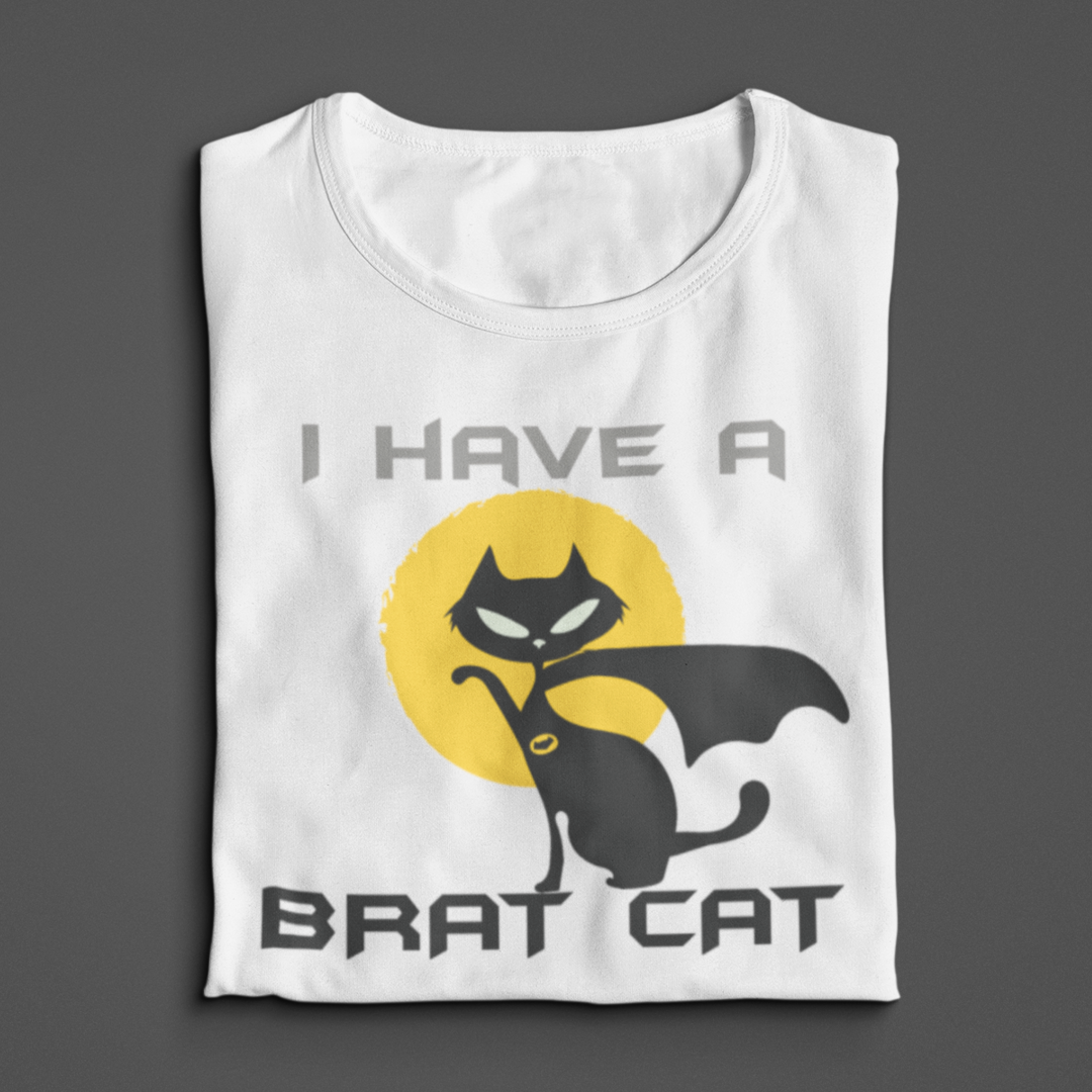 BRAT CAT - White – oddlyidiot.com